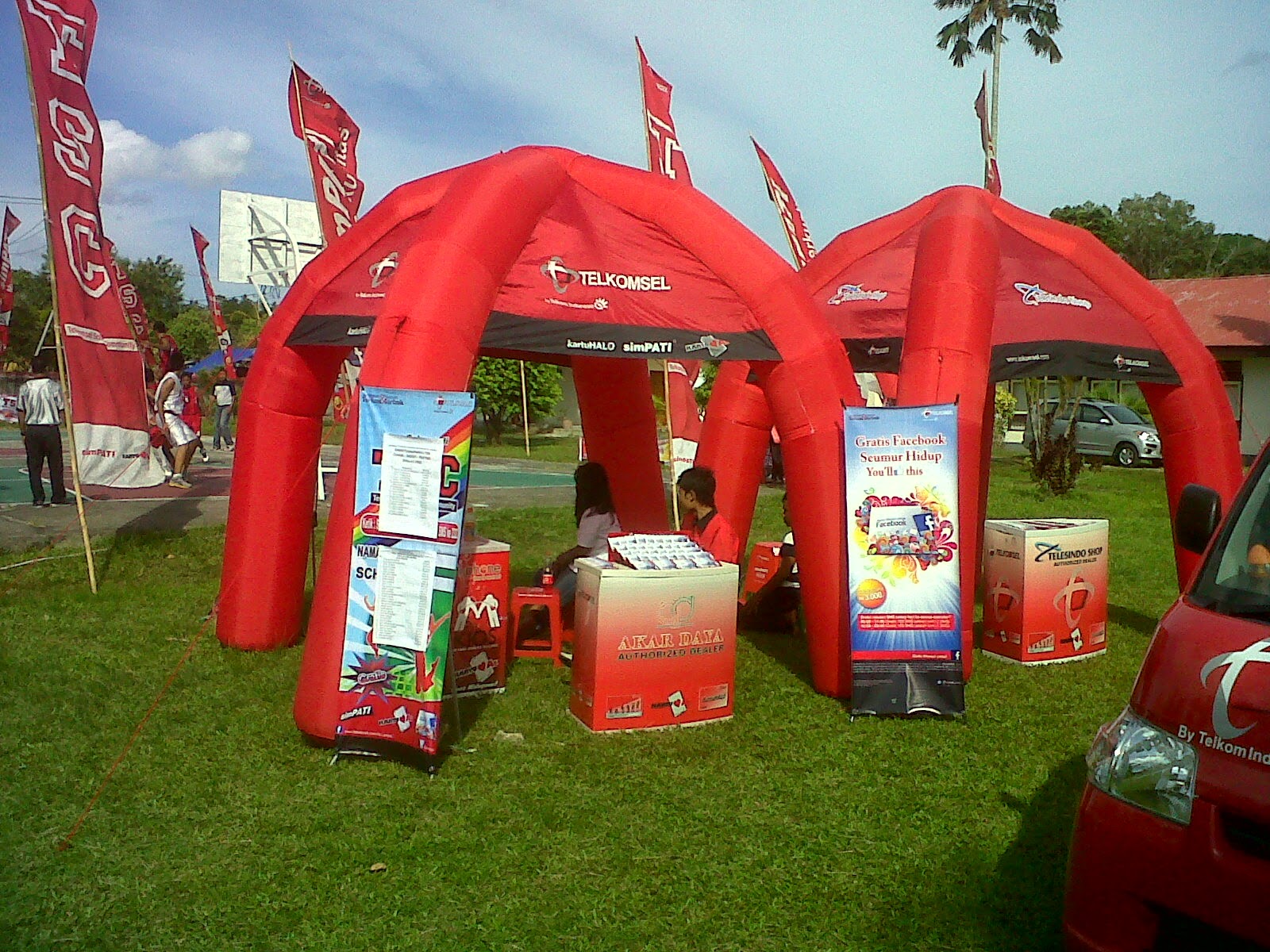 Jual Balon Tenda untuk acara launching produk harga murah